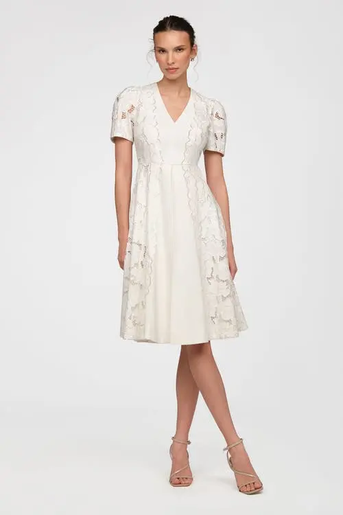 Theia Amal Linen Dress
