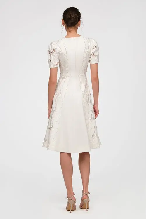 Theia Amal Linen Dress