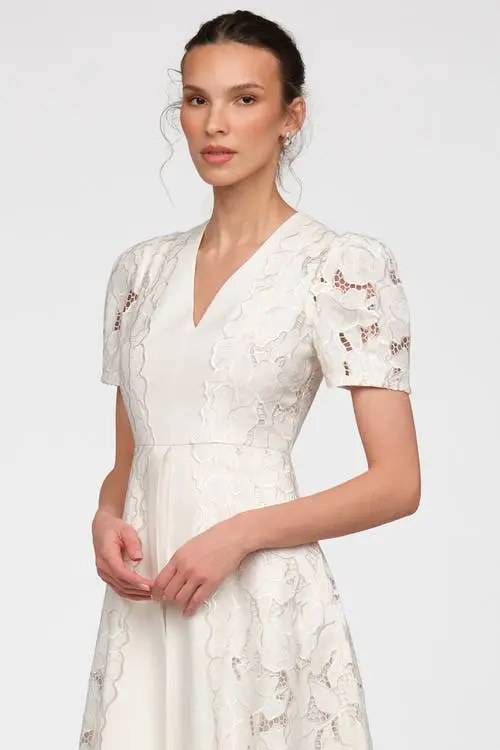 Theia Amal Linen Dress