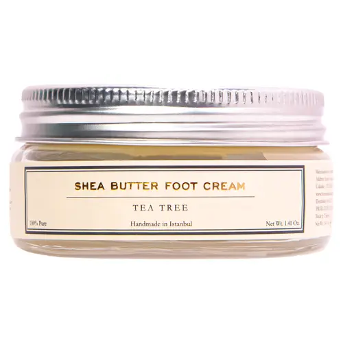 HOMEMADE AROMATERAPY Shea Butter Tea Tree Hydrating Soothing Foot - Cream