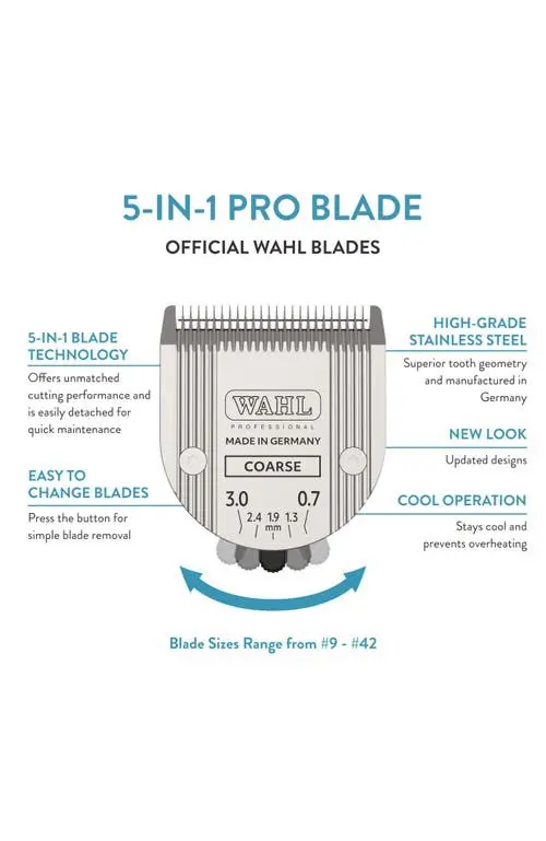 WAHL 5 In 1 Adjustable Replacement Blade For Pet Clippers