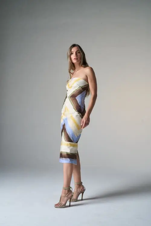 JBQ Audrey Dress - Blue Multi