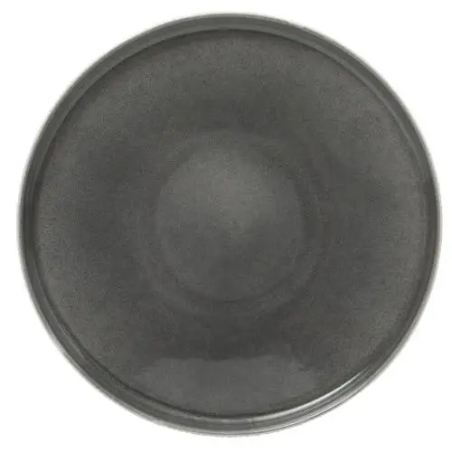GIBSON ELITE Solana Coast 12-piece Reactive Glaze Embossed Stoneware Dinnerware Set - Black