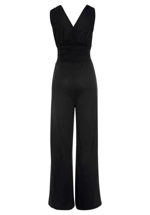 LASCANA Wide Leg Jumpsuit With Tie Detail