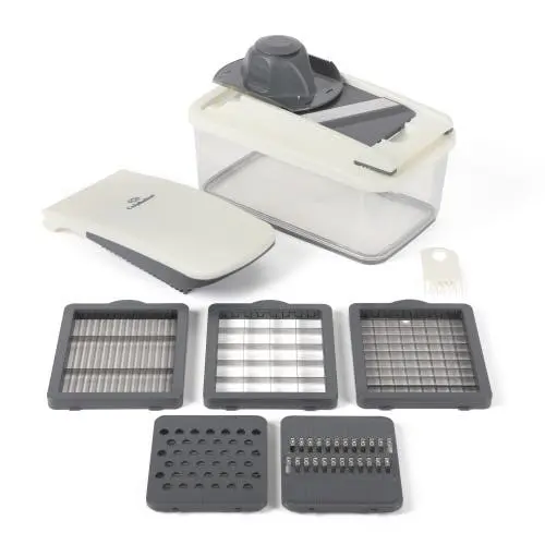 CALPHALON Aero 8-in-1 Vegetable Chopper And Dicer With Storage Container - Silver