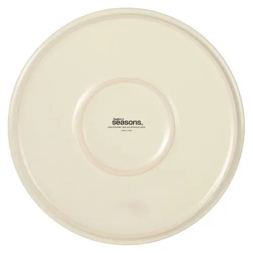 GIBSON ELITE Avant-garde 12-piece Reactive Glaze Stoneware Dinnerware Set - Linen