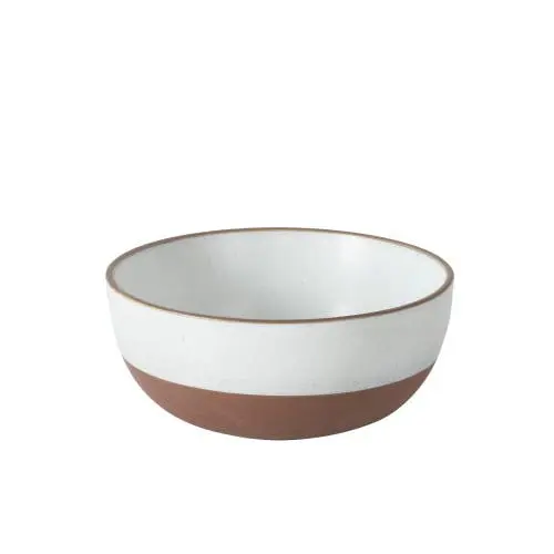 GIBSON ELITE William Crest 4-piece Reactive Glaze Stoneware Nesting Mixing Bowl Set - White