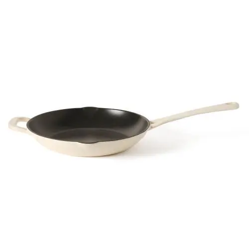 MARTHA STEWART Gatwick Enameled Cast Iron Skillet - Matte Black