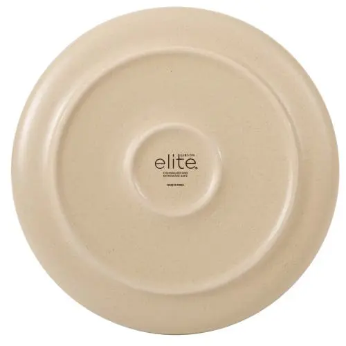 GIBSON ELITE Manila Bay 12-piece Reactive Glaze Stoneware Dinnerware Set - Orange