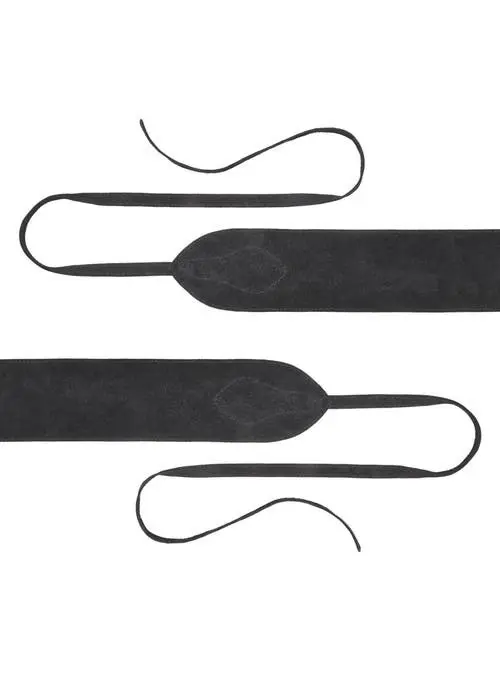 LASCANA Wide Suede Belt - Black