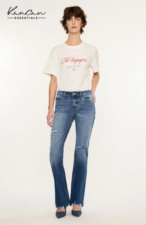 KANCAN Kendra Essentials Low Rise Bootcut Jeans