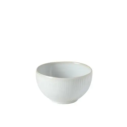 GIBSON ELITE Dawson Mill 4-piece Round Reactive Glaze Stoneware Nesting Bowl Set - White