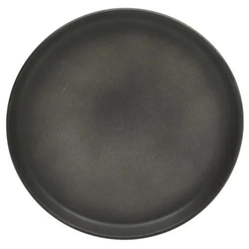 GIBSON ELITE Pasco 12-piece Reactive Glaze Stoneware Dinnerware Set - Matte Black