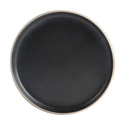 GIBSON HOME Zuma 16-piece Matte Stoneware Dinnerware Set - Black