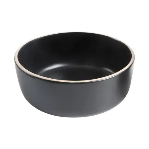GIBSON HOME Zuma 16-piece Matte Stoneware Dinnerware Set - Black