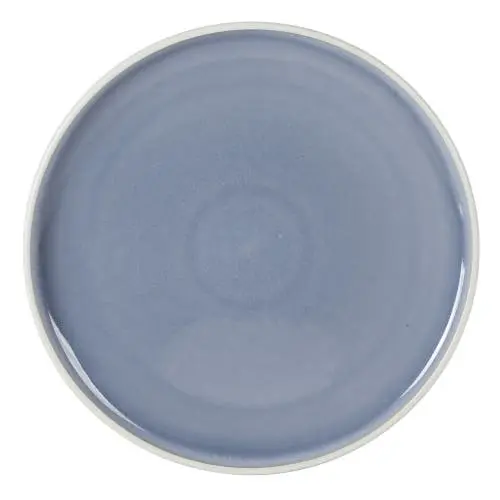 GIBSON ELITE Pacifico Beach 12-piece Reactive Glaze Stoneware Dinnerware Set - Blue/white
