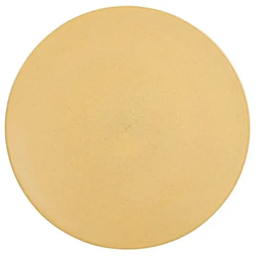 GIBSON ELITE Capetown Reactive Glaze Round Stoneware Dinnerware, Black, Yellow