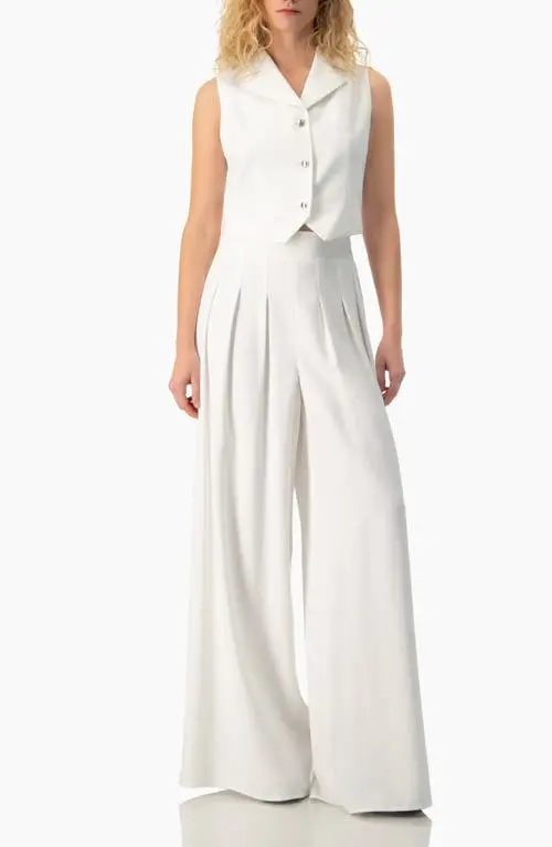 IVONNE High-rise Wide-leg Palazzo Trousers