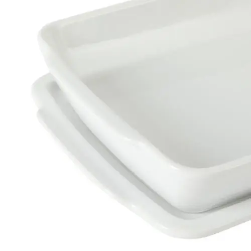 GIBSON HOME Gracious Dining Covered Stoneware Baking Dish