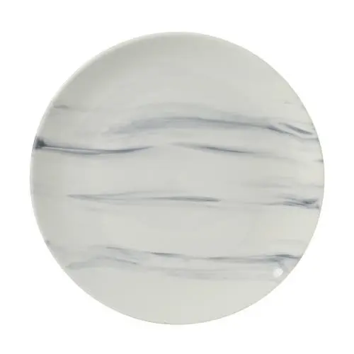 GIBSON HOME Cloudlight Decorated Porcelain Dinnerware Set - Blue/white