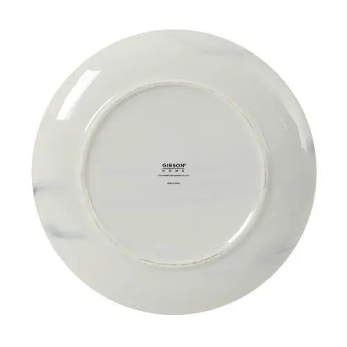 GIBSON HOME Cloudlight Decorated Porcelain Dinnerware Set - Blue/white