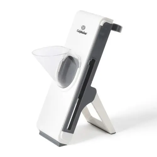CALPHALON Aero 6-piece Adjustable Mandoline Slicer Set With Hand Guard - Silver