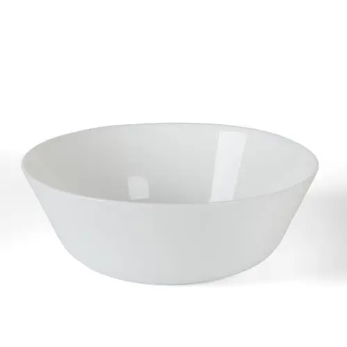 MARTHA STEWART Opalton 6-piece Chip Resistant Opal Glass Cereal Bowl Set