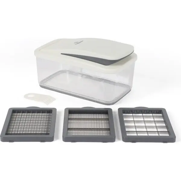 CALPHALON Aero 5-in-1 Vegetable Chopper And Dicer With Storage Container - Silver