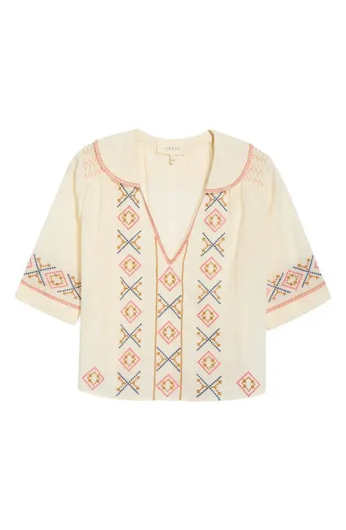 The Great. Sailor Top With Embroidered Details