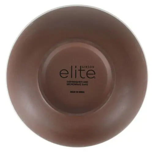 GIBSON ELITE William Crest 4-piece Reactive Glaze Stoneware Cereal Bowl Set - Sage