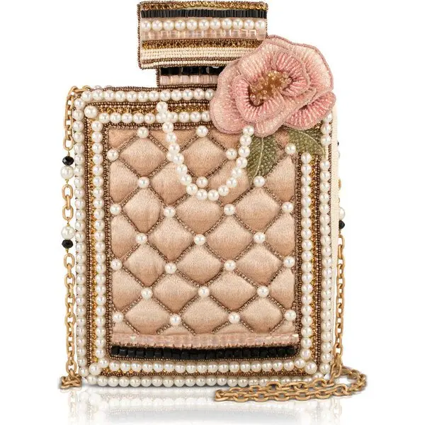 MARY FRANCES ACCESSORIES Pearl Essence Handbag - Blush