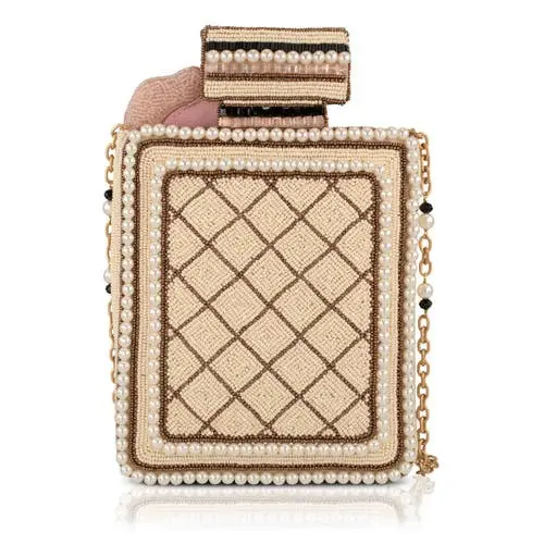 MARY FRANCES ACCESSORIES Pearl Essence Handbag