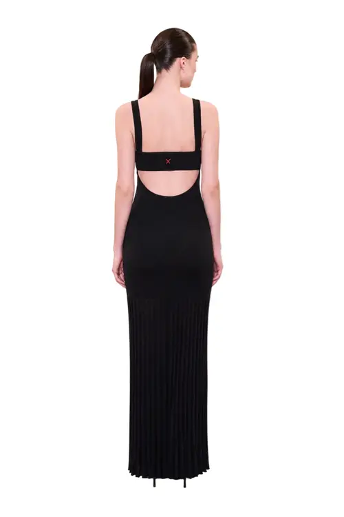 PCFG Daydreamers Pleated Knit Maxi Dress
