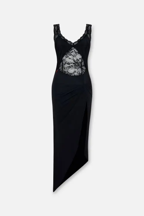 PCFG Daydreamers Sleeveless Lace Detail Dress - Black