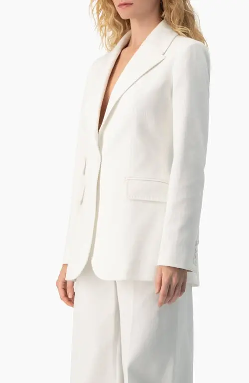 IVONNE Single-breasted Structured Tailored Blazer