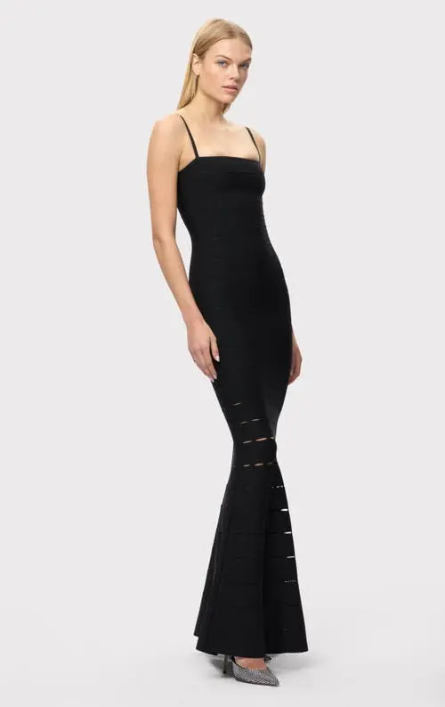 Herve Leger The Elora Gown - Black