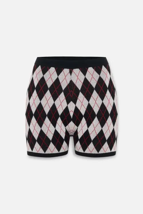 PCFG Daydreamers Argyle Knit Mini Short