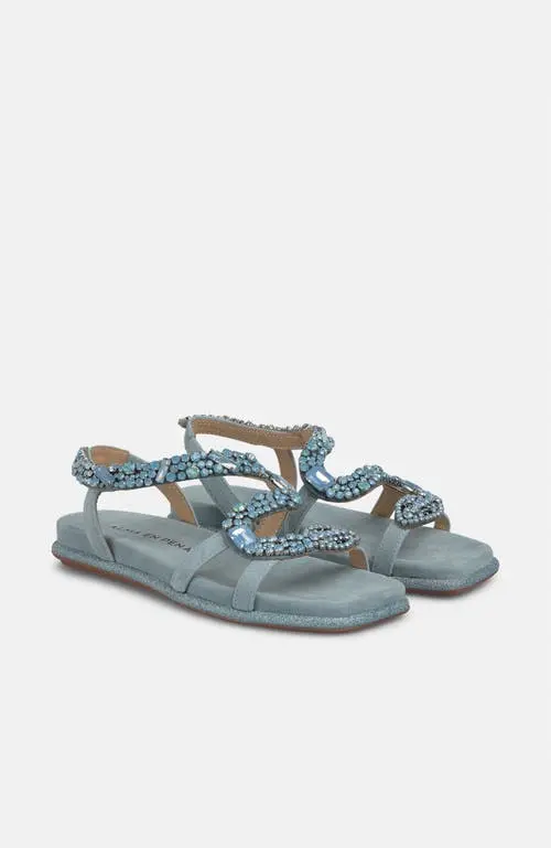 ALMA EN PENA Snake Sandal Flat