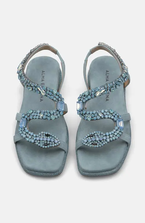 ALMA EN PENA Snake Sandal Flat