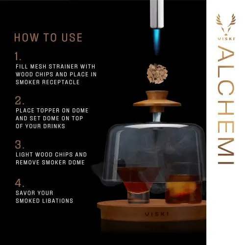 VISKI Alchemi Cocktail Smoking Dome