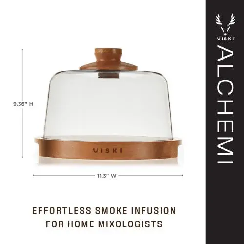 VISKI Alchemi Cocktail Smoking Dome