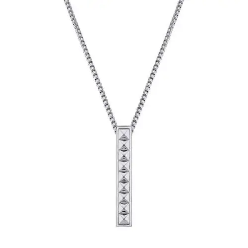 MICHAEL M Tetra Pillar Pendant Necklace