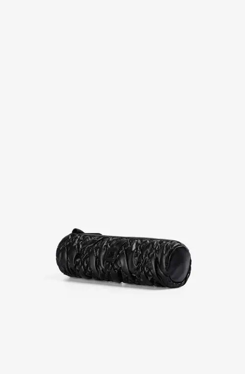 SCALPERS Quilted Pencil Case With Skull Detail