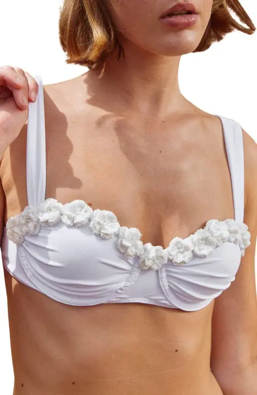 SEÑORITA Sa Riera Embellished Bikini - White