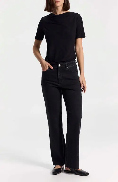 Ronen Chen Mid-rise Straight-leg Jeans