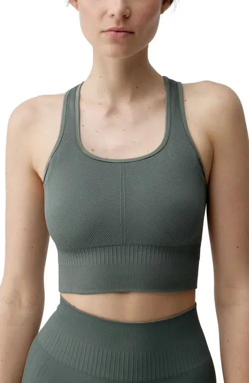 BORN LIVING YOGA Seamless -support Sports Top - Tea