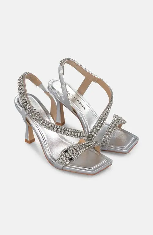 ALMA EN PENA Snake Sandal With Heel