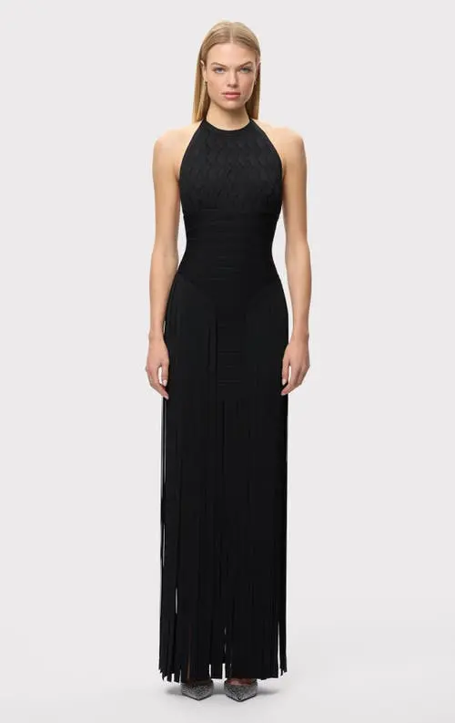Herve Leger The Spencer Gown - Black