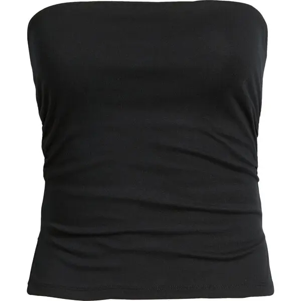 PACSUN Ophelia Ruched Tube Top - Black