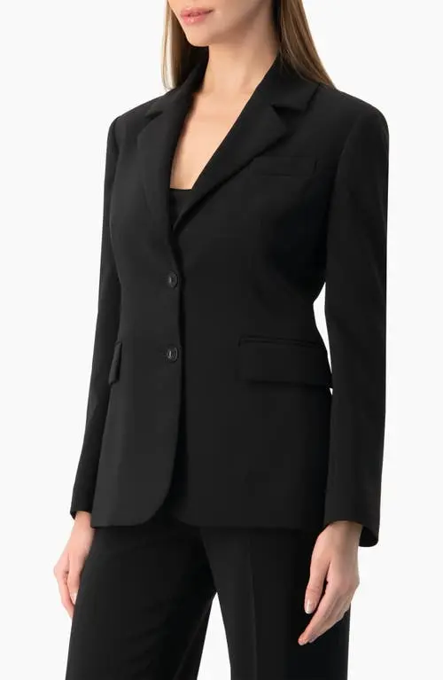 IVONNE Tailored Two-button Power Blazer